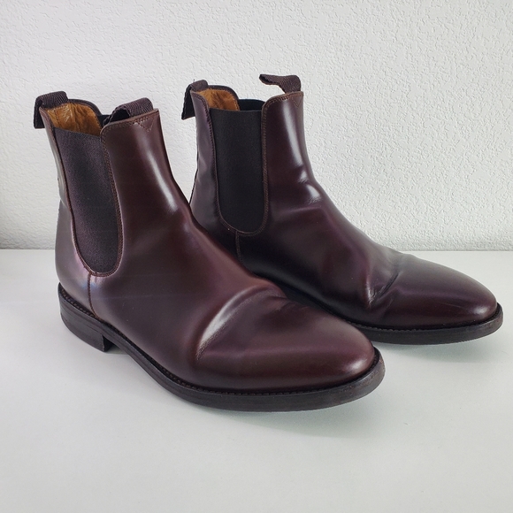 Shoes | Morjas Shoe Men Size 7 Eu 38 Brown Red Chelsea Chukka Spain ...